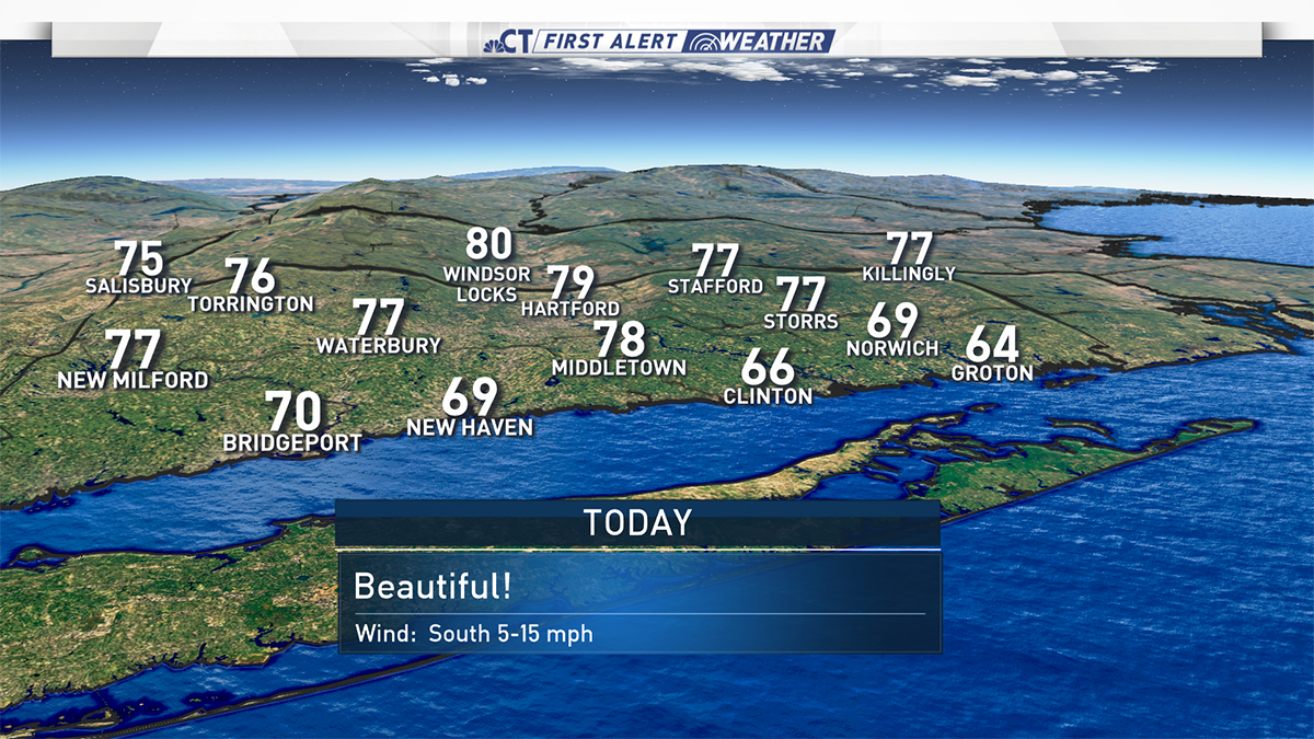 Warm Today, Some Rain Tomorrow – NBC Connecticut