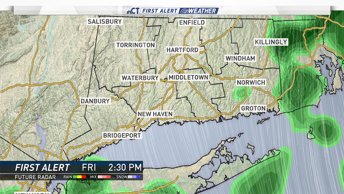 Rain Will Be Less Widespread as Day Goes On – NBC Connecticut