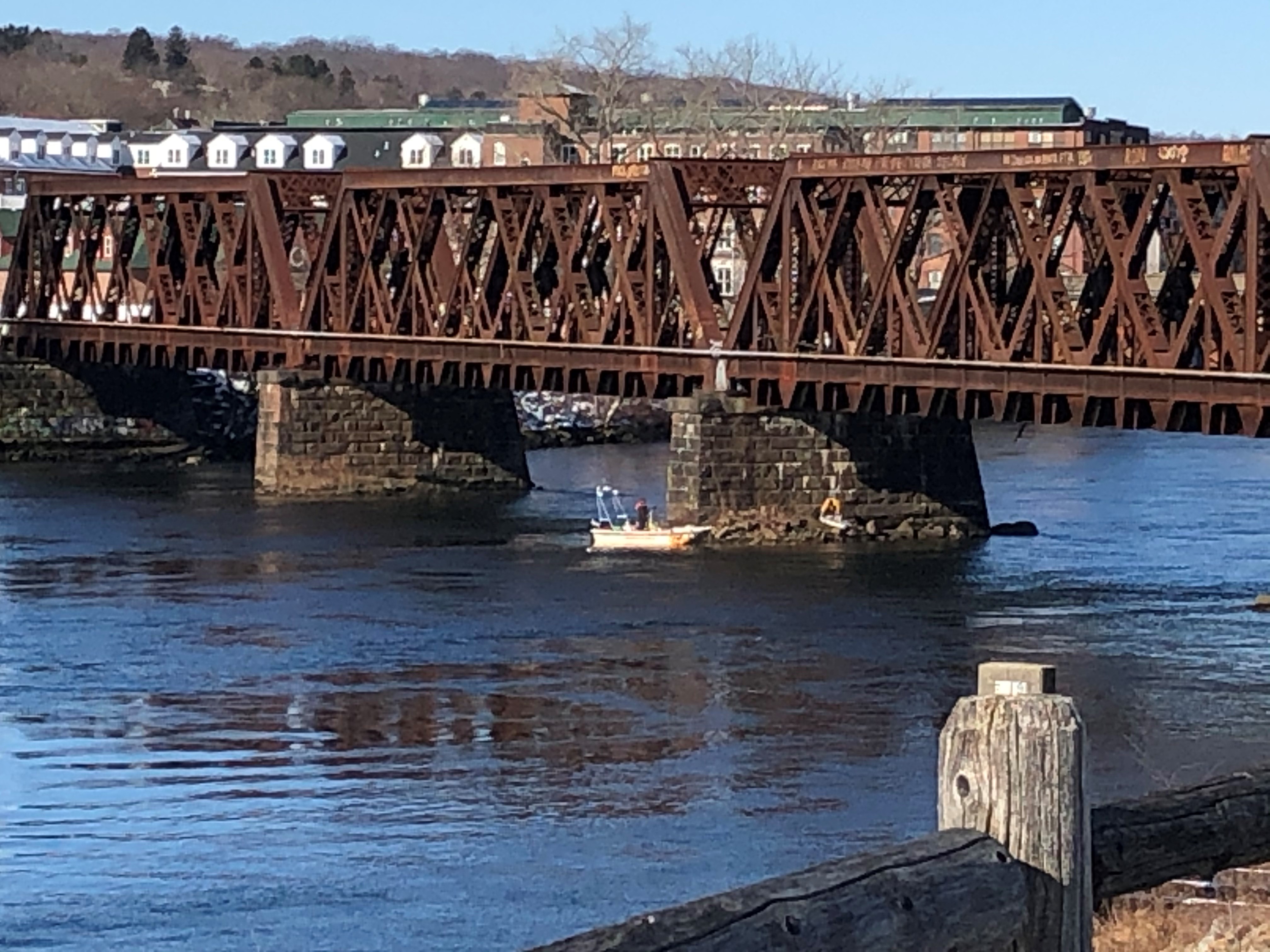 Crews Rescue Man Trapped Under Bridge on Housatonic River in Derby ...