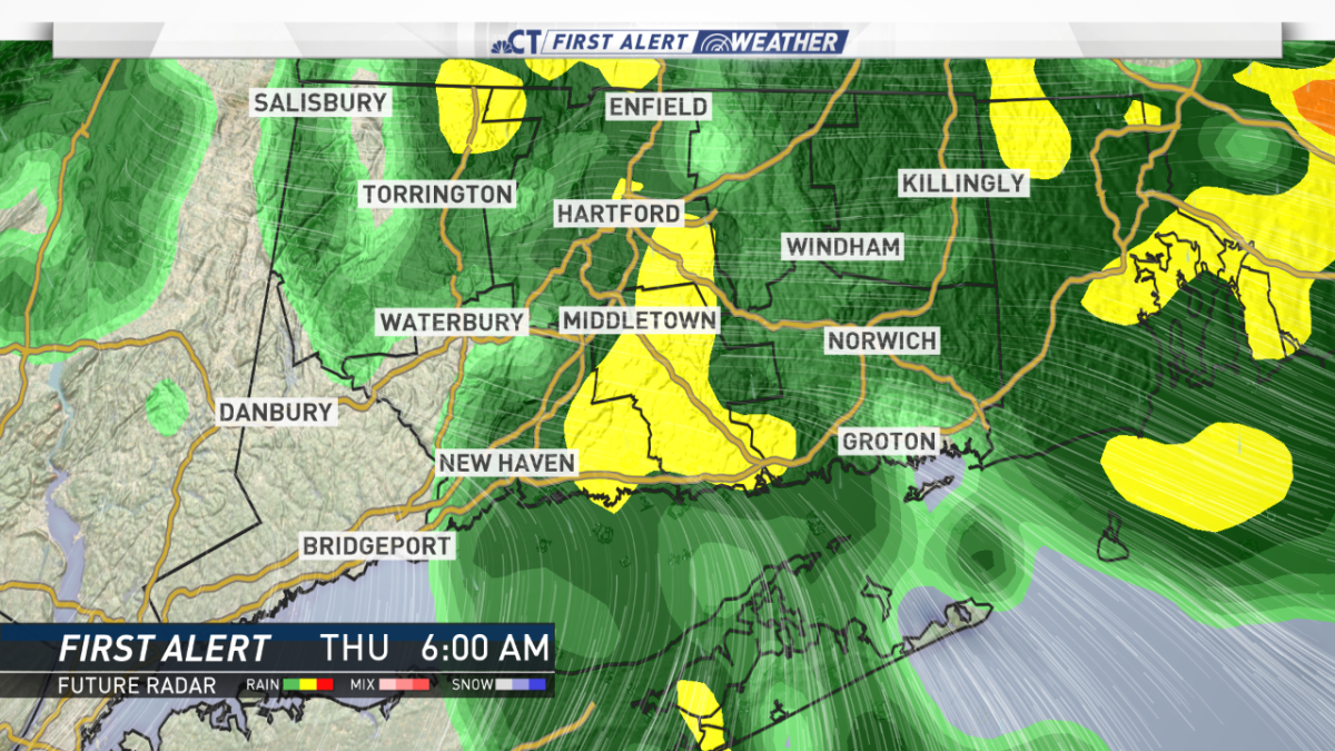 Tracking Wet Weather & Cooler Temperatures – NBC Connecticut