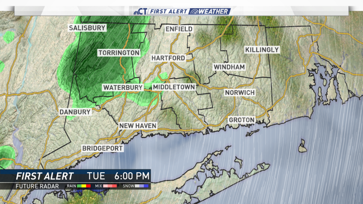Tracking Scattered Showers & Mild Temperatures – NBC Connecticut
