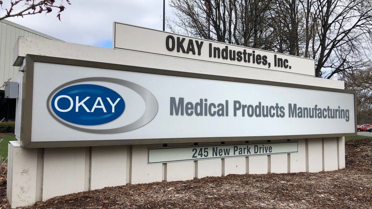 Okay Industries Offers Services For Face Shield Production Nbc Connecticut