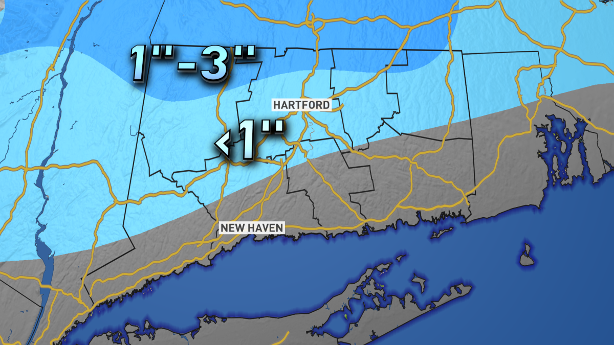 Accumulating Snow for Parts of the State Monday – NBC Connecticut