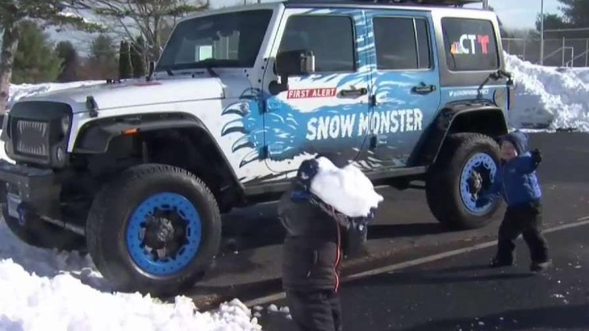 Snow Monster Finds Hot Sledding Spots After Big Snow – NBC Connecticut