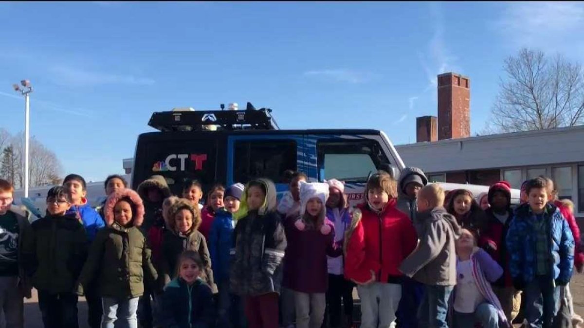 Snow Monster Visits Middletown Students – NBC Connecticut