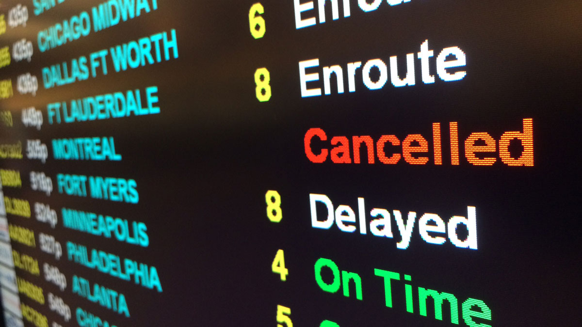 More Flights Canceled at Bradley International Airport Monday – NBC ...