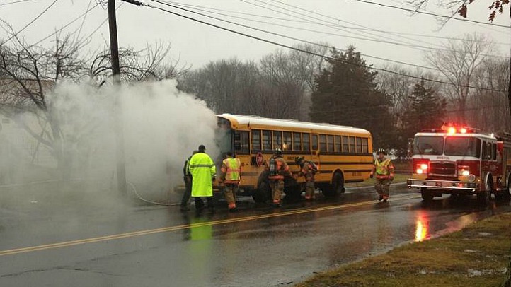 Students, Driver Escape School Bus Fire – NBC Connecticut