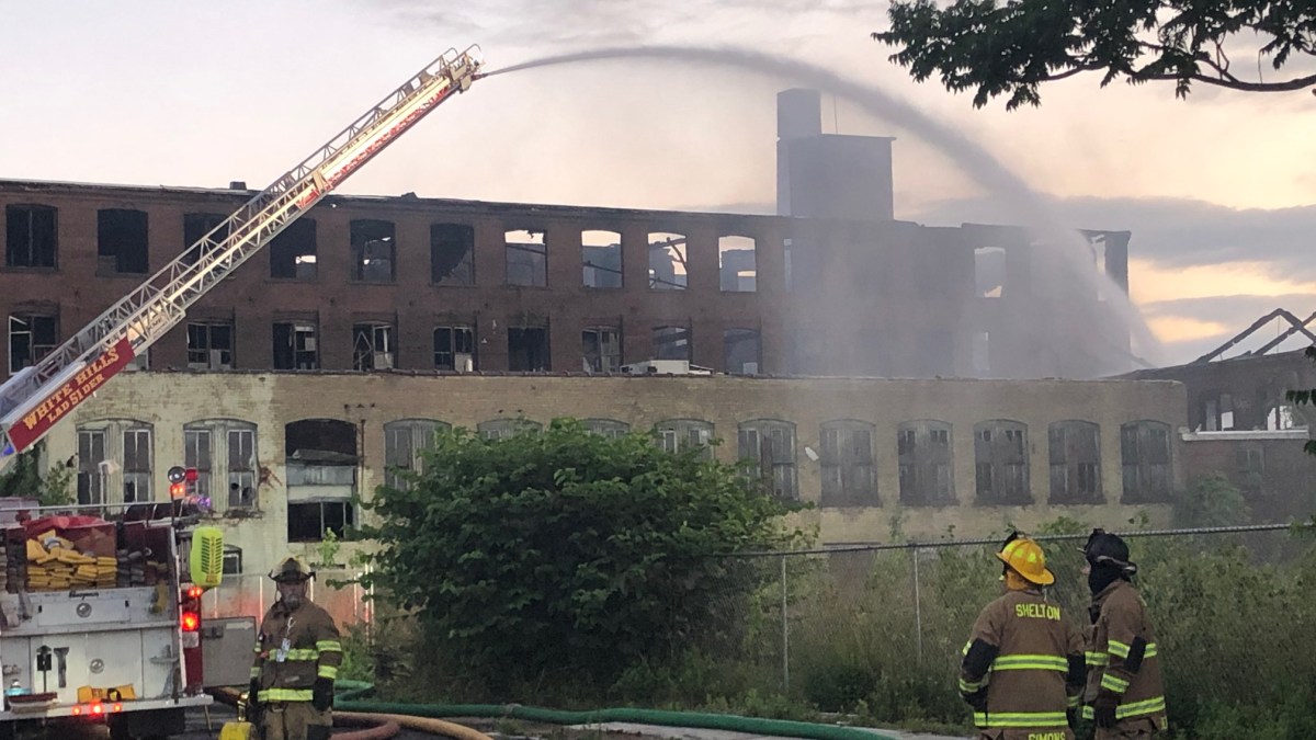 Over 150 Firefighters Battle Fire at Vacant Building in Shelton – NBC ...