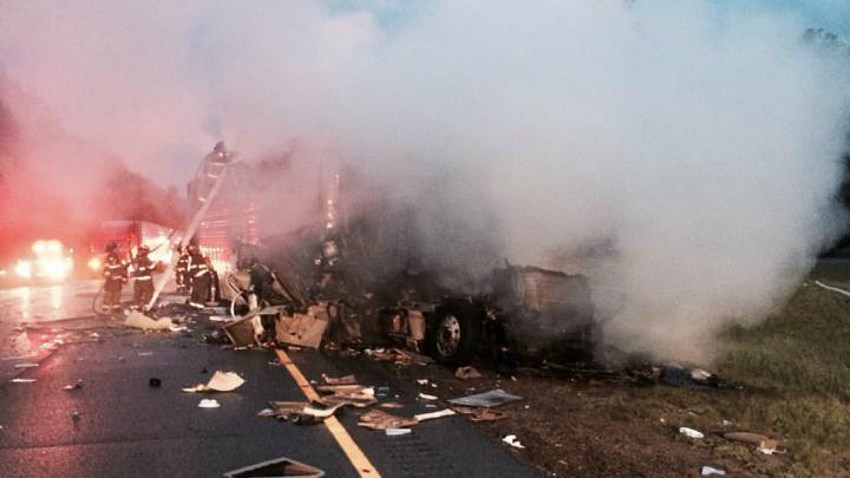 Trucks Collide on I-95 North in Stonington – NBC Connecticut