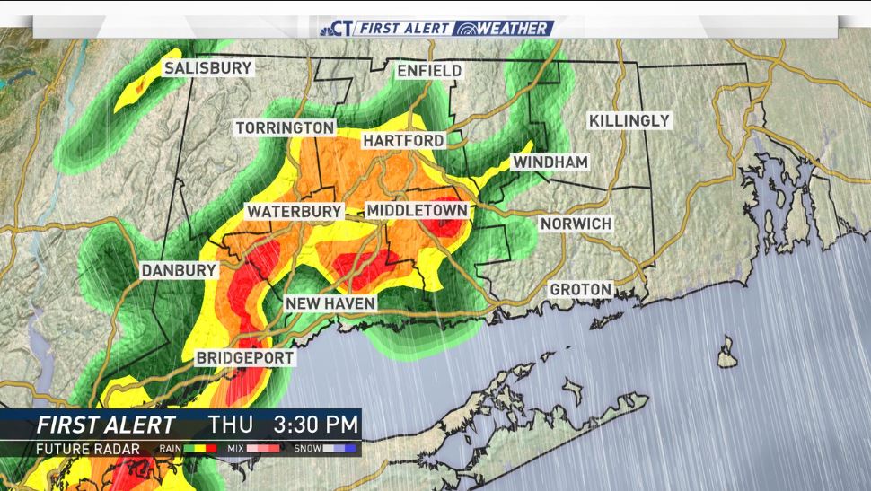 Scattered Storms Possible Thursday – NBC Connecticut