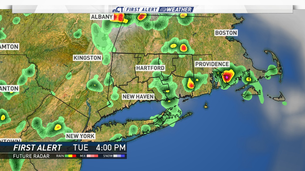 Showers, Thunderstorms and Small Hail Possible This Afternoon – NBC ...