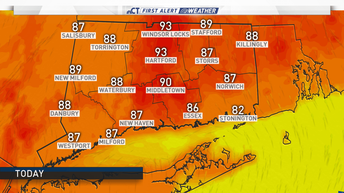 Record Heat Moves in to Start the Week – NBC Connecticut