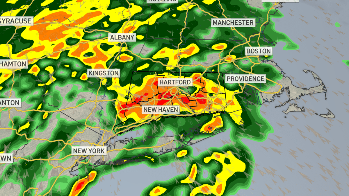 Heavy Rain & Strong Winds Tonight – NBC Connecticut