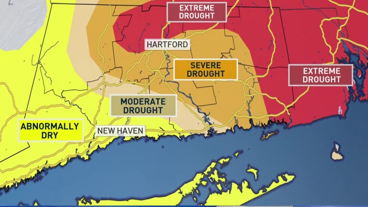 Parts of the State Under Extreme Drought – NBC Connecticut