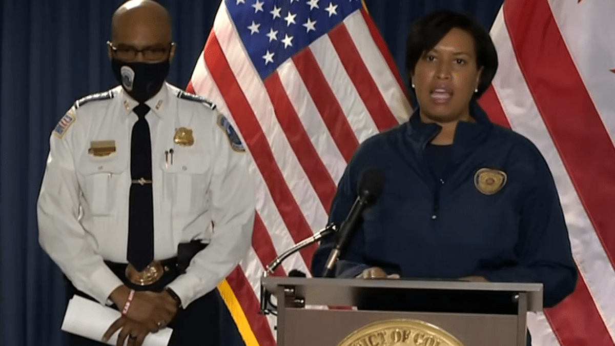 WATCH: Mayor Bowser Urges DC Residents to Stay Home as Riots Escalate ...