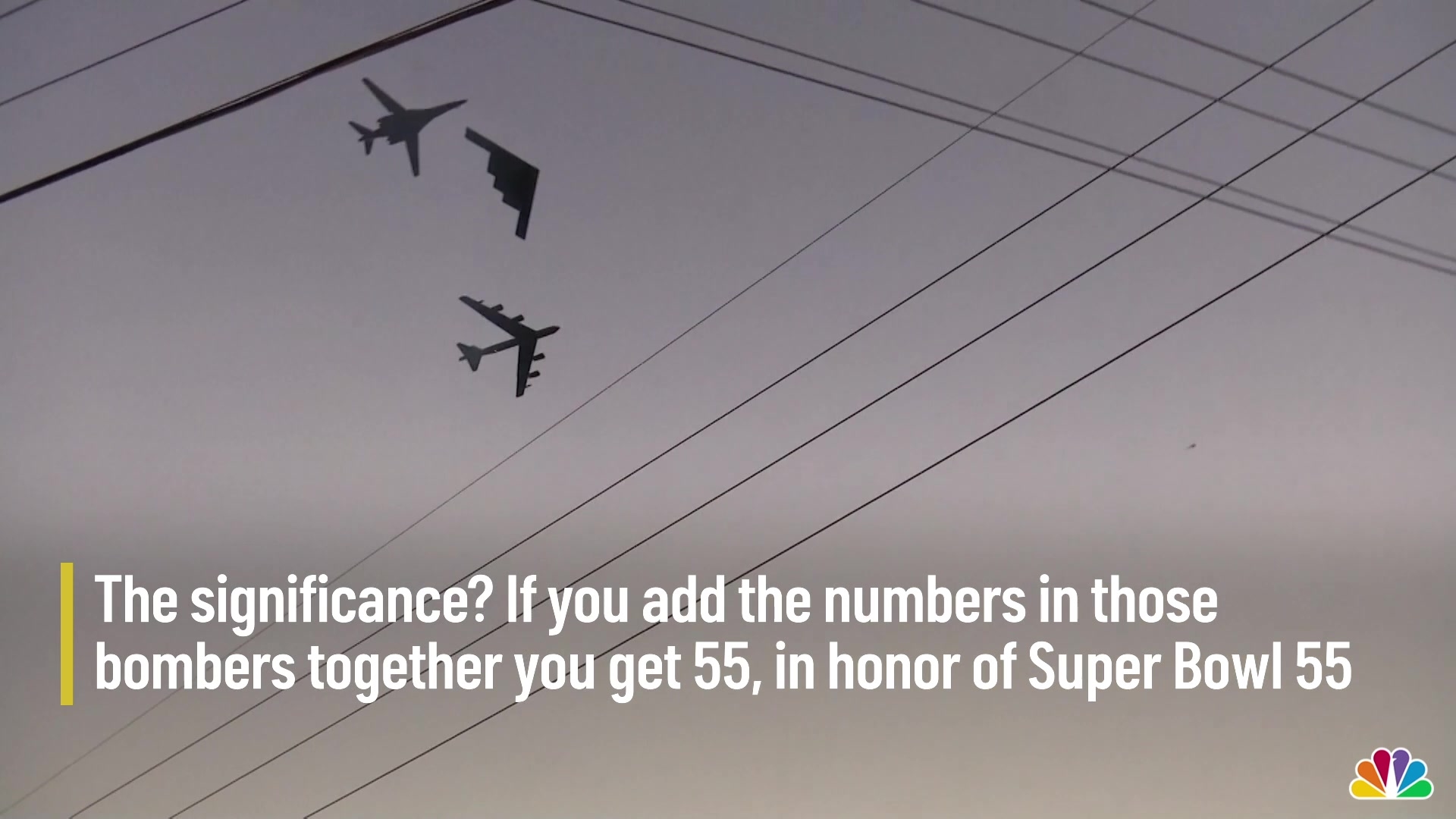 Unique Flyover Brings 3 Different Aircraft Together Before Super Bowl ...