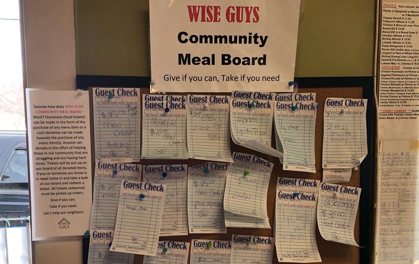 ‘Give if You Can, Take if You Need’: Restaurant Creates Community Meal ...