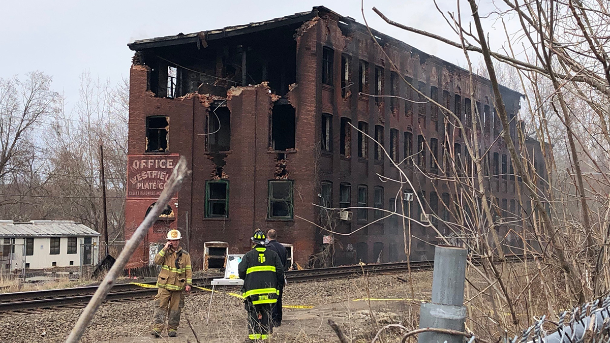 Enfield Mill Torn Down After Massive Fire – NBC Connecticut