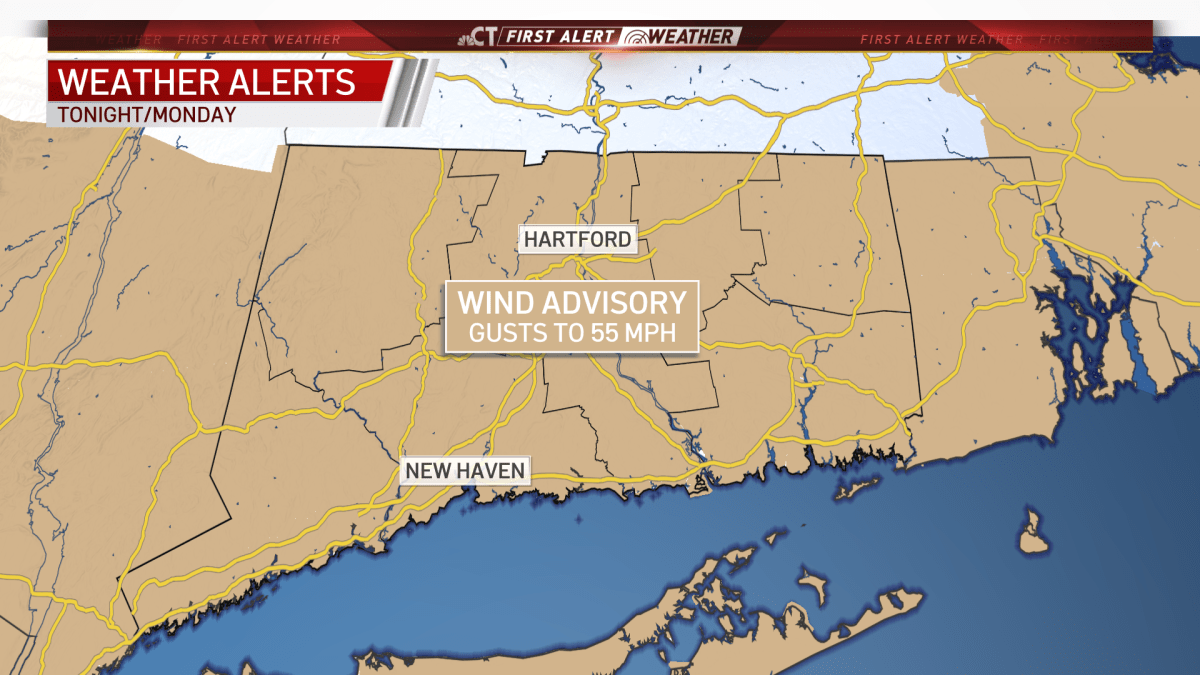 Tracking a Threat for Damaging Winds Monday – NBC Connecticut