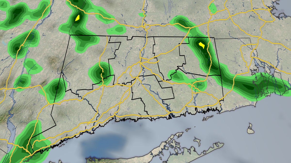 Tracking Isolated Showers Today – NBC Connecticut