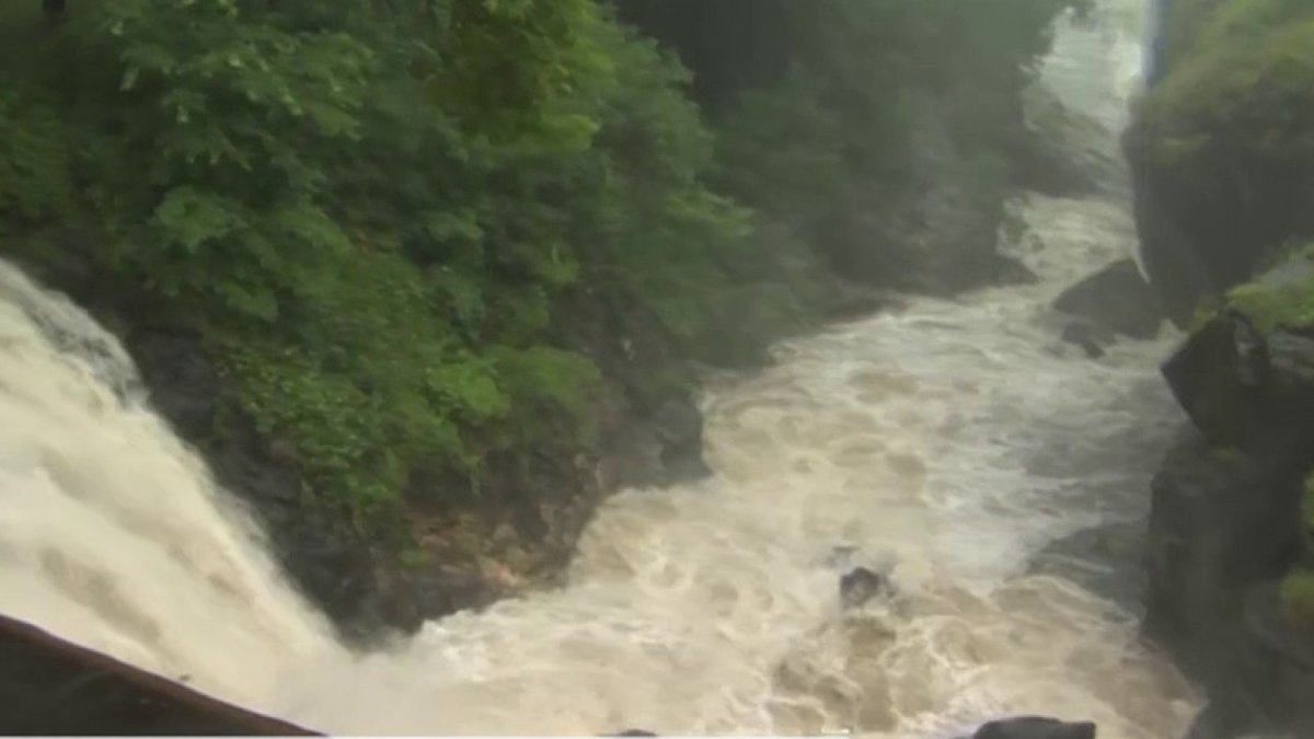 Yantic River Rises as Tropical Storm Elsa Drenches Connecticut – NBC ...