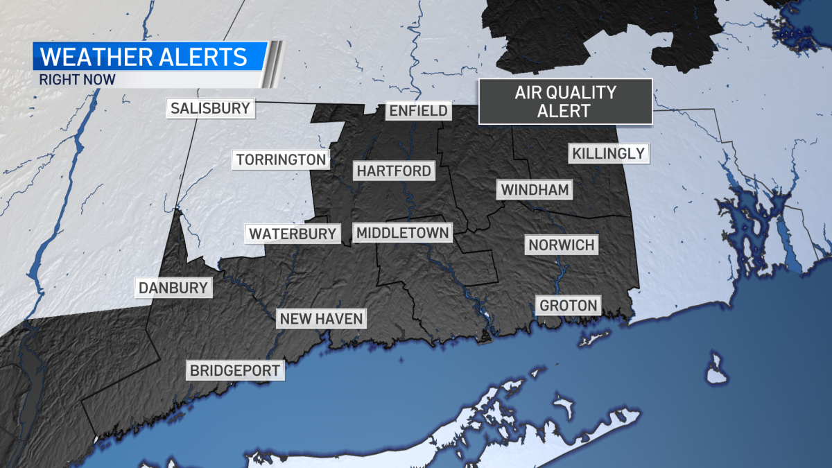 Poor Air Quality from Western Wildfires Again Today – NBC Connecticut