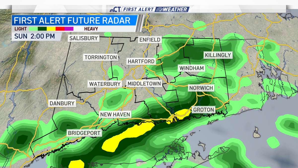 Chance of Showers Today, Poor Air Quality in Parts of Conn. – NBC ...