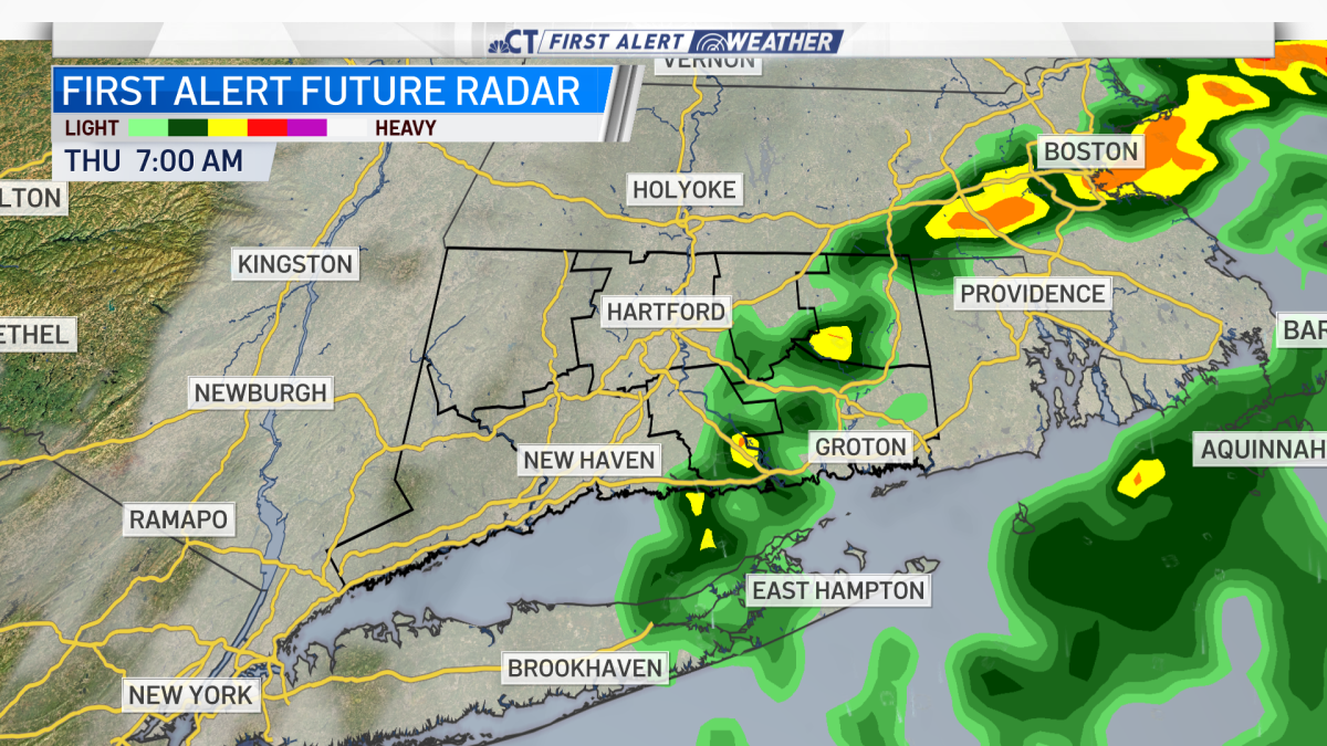 Wet Start to Thursday – NBC Connecticut
