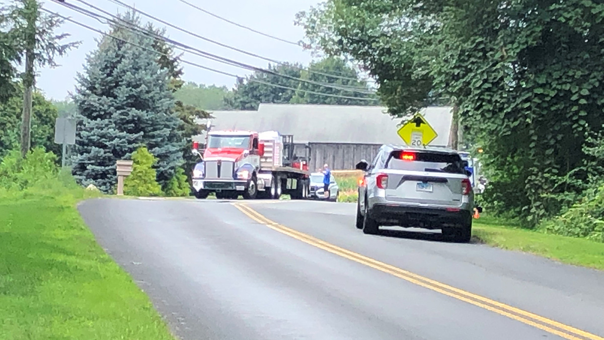 One Hospitalized After Motorcycle, Truck Collide in Ellington: State ...