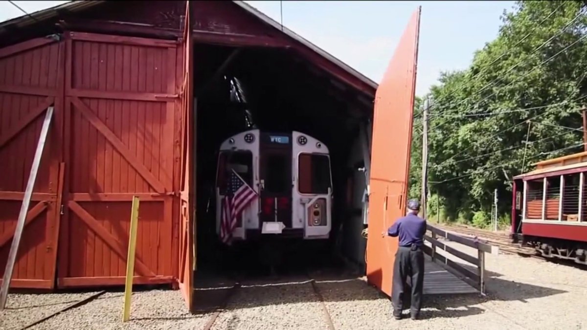 PATH Train Car Pulled From Ground Zero on Display at Shoreline Trolley ...