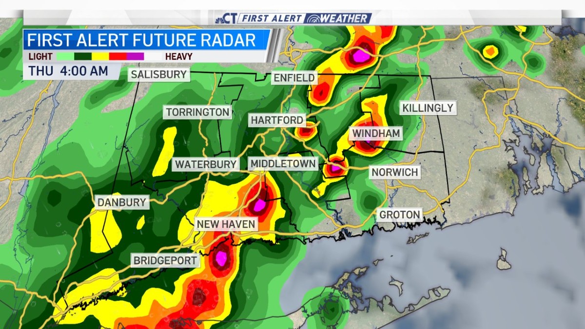 Storm Rotation Triggers Overnight Tornado Warning in Parts of CT – NBC ...