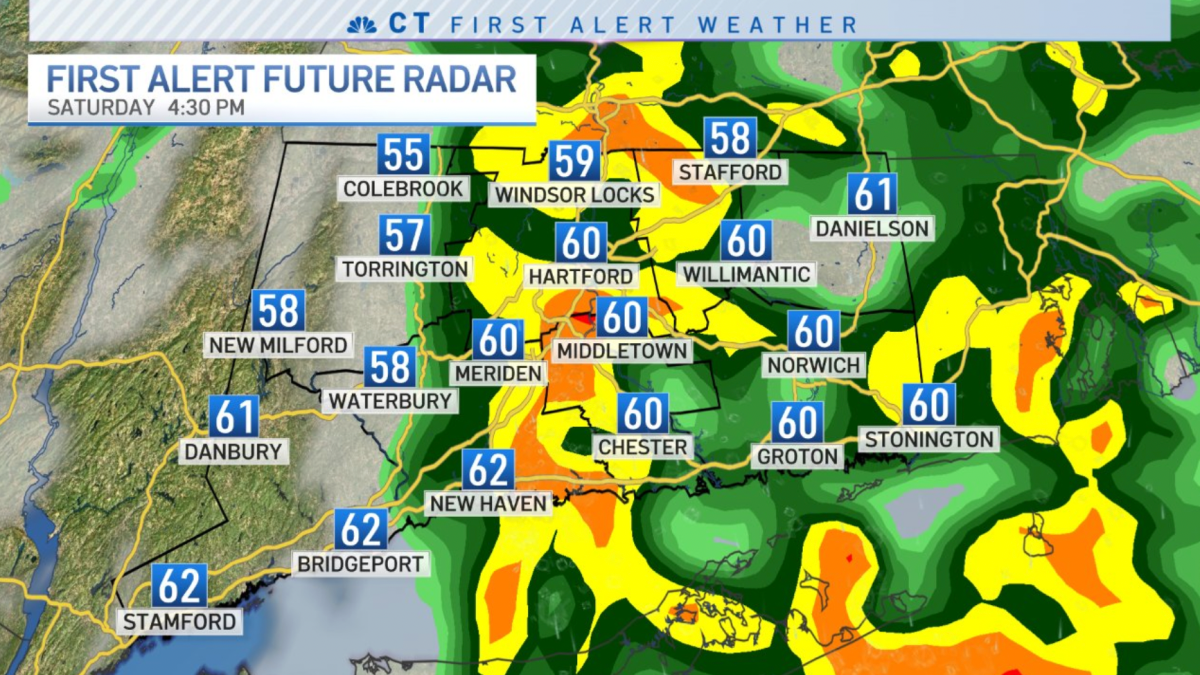 Rain Moving Through the State – NBC Connecticut