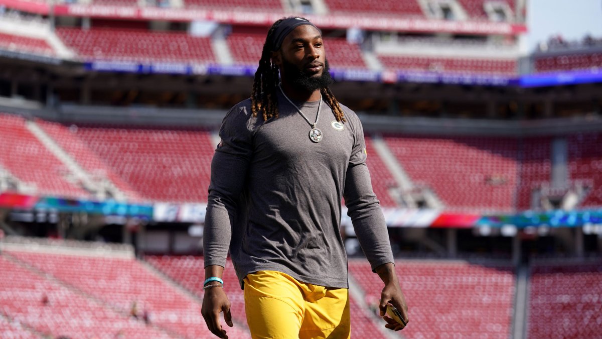 Packers’ Aaron Jones Has Special Pocket Added to Jersey for Father’s ...
