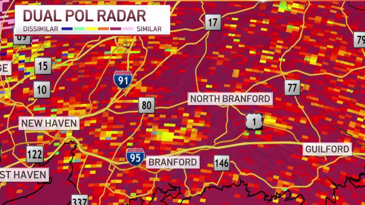 Radar Shows a Confirmed Tornado Touched Down in Branford – NBC Connecticut