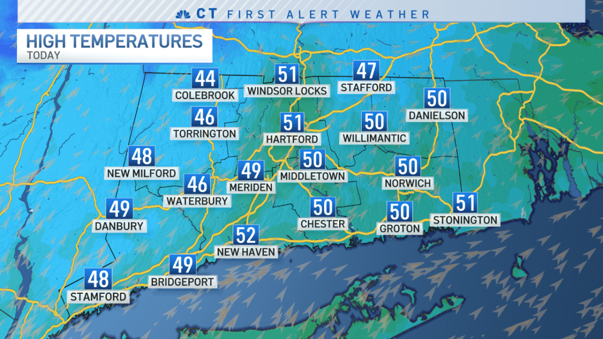 Calmer, Cooler Weather to End the Weekend – NBC Connecticut