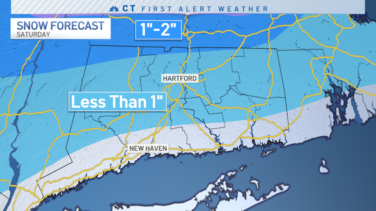 Snow, Sleet, Rain Moves in Saturday – NBC Connecticut