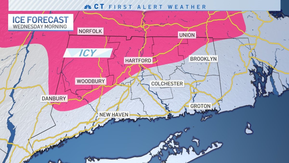 Freezing Rain Could Create Slick Spots in Parts of CT Overnight – NBC ...