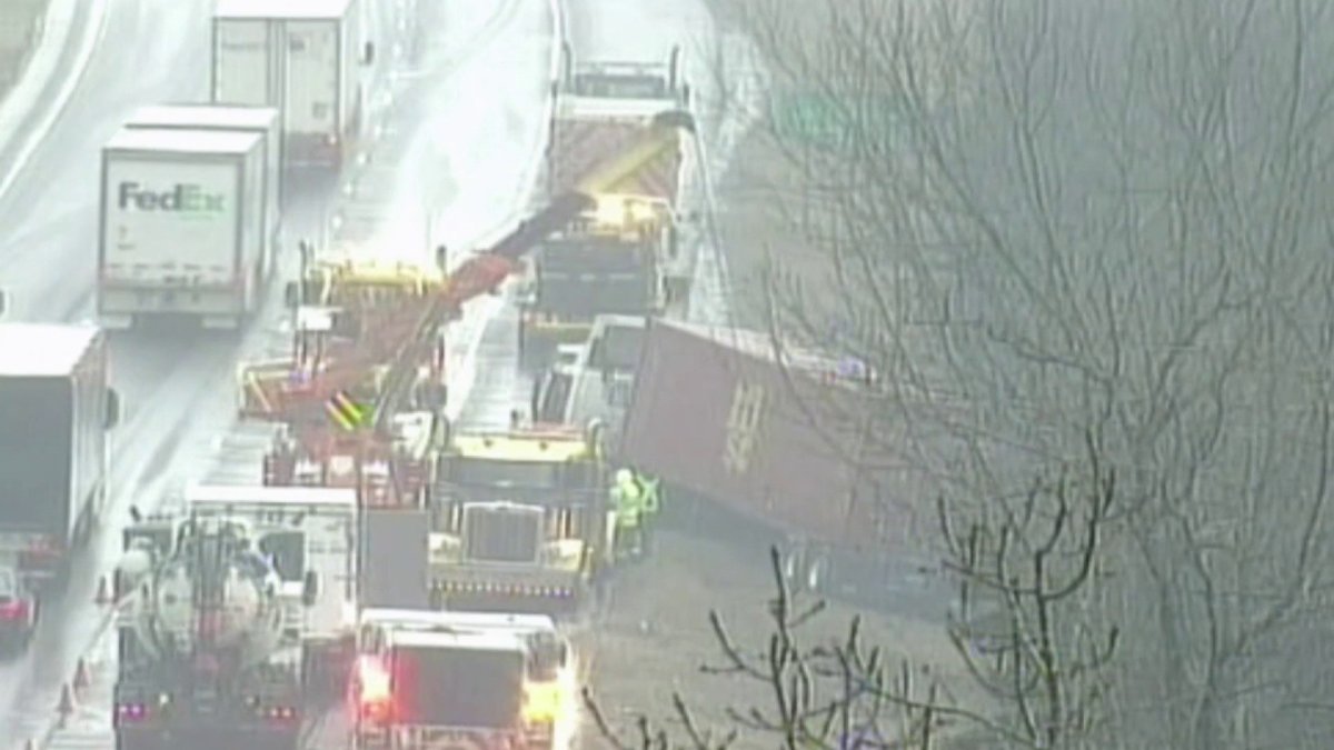 State Police Give Update on Road Conditions After Freezing Rain Causes ...