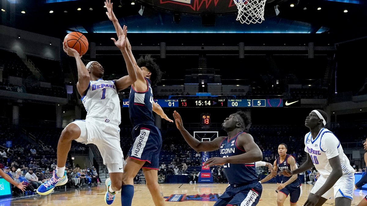 Cole Leads No. 20 UConn to 57-50 Win Over DePaul – NBC Connecticut