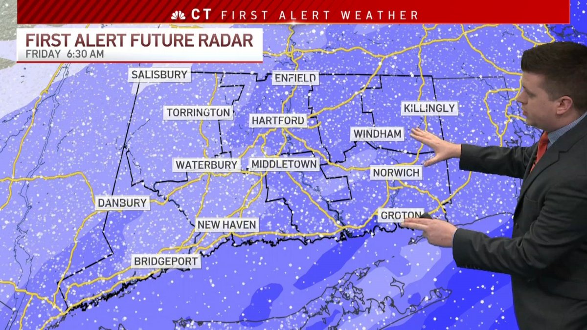 Afternoon Forecast for Jan. 7 – NBC Connecticut