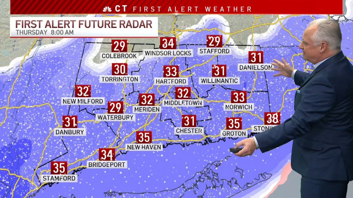 Morning Forecast for Jan. 20 – NBC Connecticut