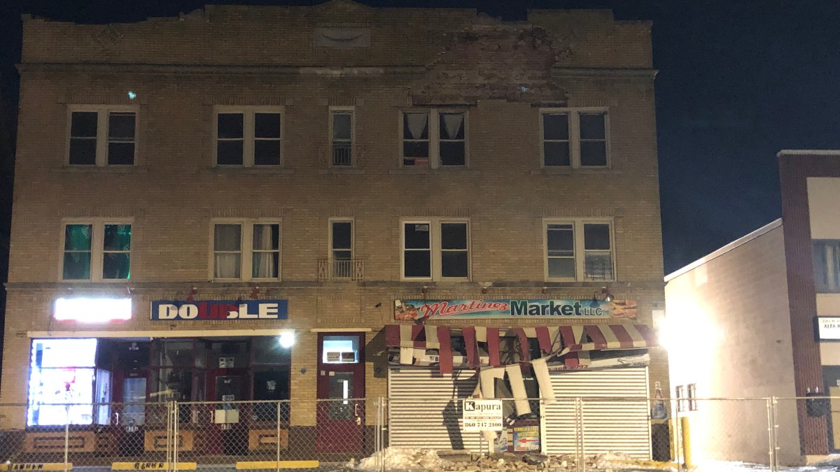 Several Hartford Residents Displaced After Section of Building Facade ...