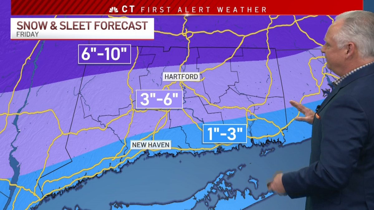 Morning Forecast for Feb. 23 – NBC Connecticut