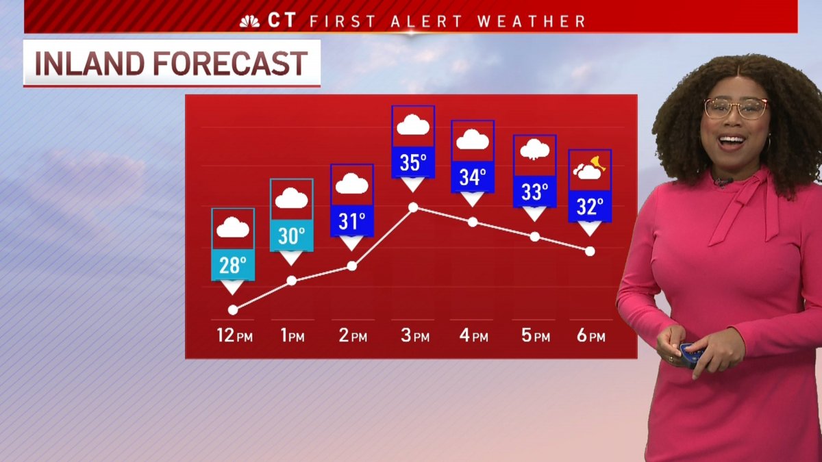 Afternoon Forecast For February 25 – NBC Connecticut