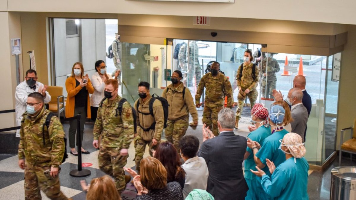 Medical Military Members Deployed to CT, Helping Local Healthcare ...