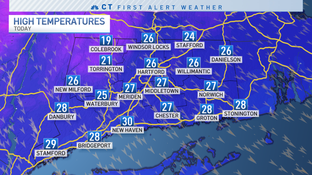 Sunshine and Cold Temperatures Return for the Weekend – NBC Connecticut
