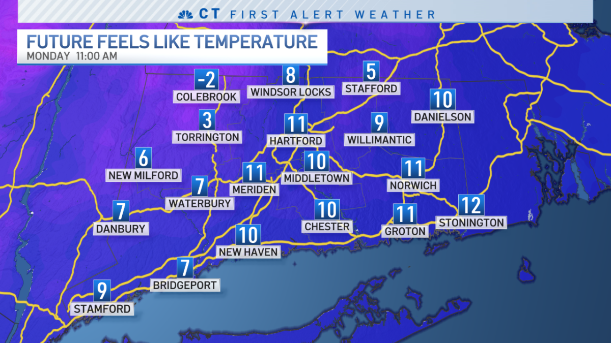 Rain and Snow Showers Tonight; Near-Record Cold Moving in for Monday ...