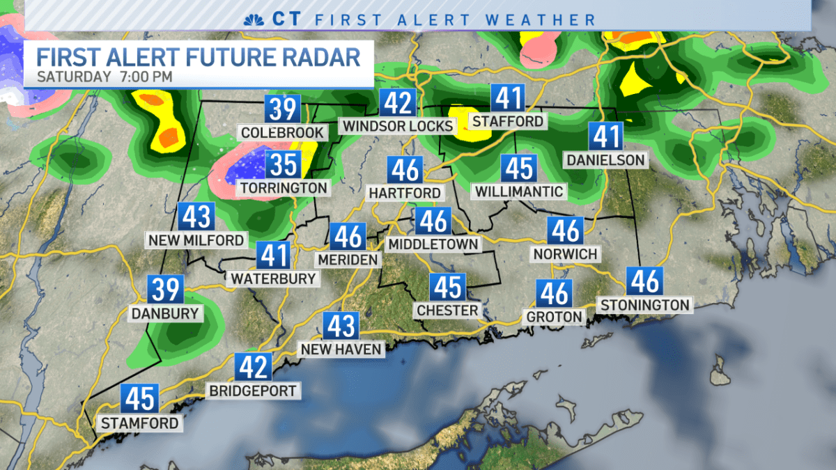 Showers Continue Across the State – NBC Connecticut