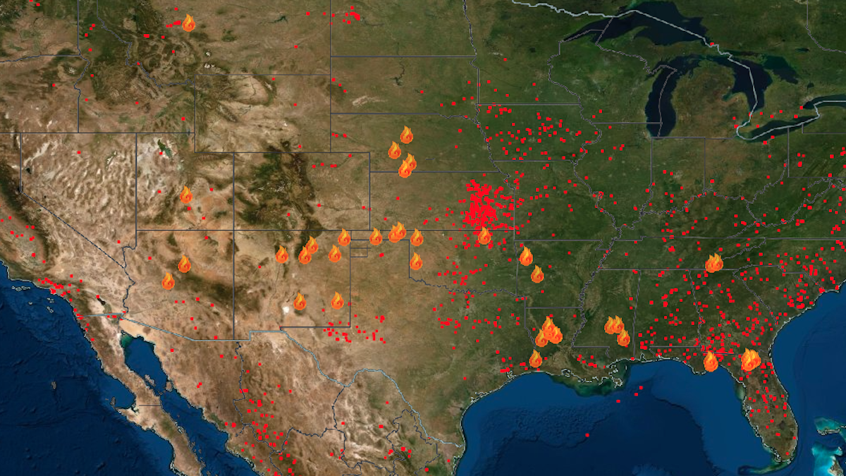 2022 Wildfires Map: Blazes Tear Across US From Florida to Colorado ...