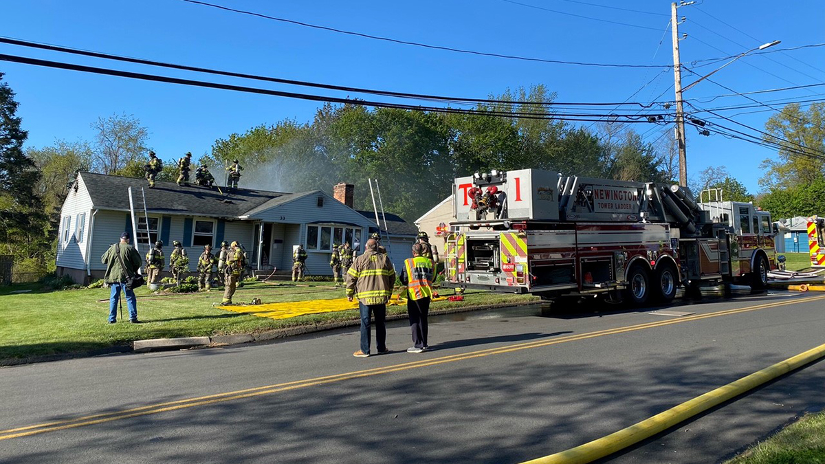 House Fire Closes Reservoir Road in Newington – NBC Connecticut